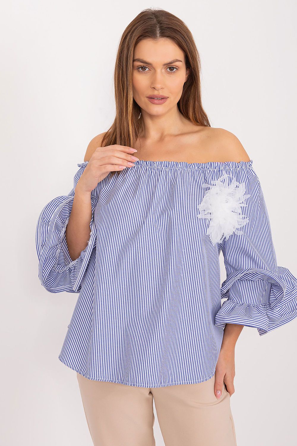 Blouse model 196216 Italy Moda Women`s Blouses, Tunics Wholesale ...