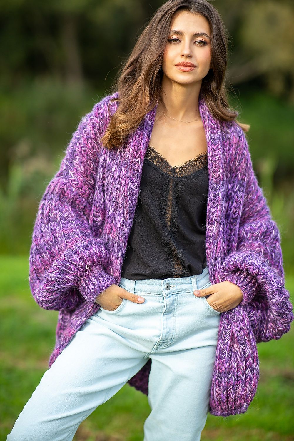 Cardigan model 148436 Fobya Cardigans for Women, Ponchos Wholesale ...