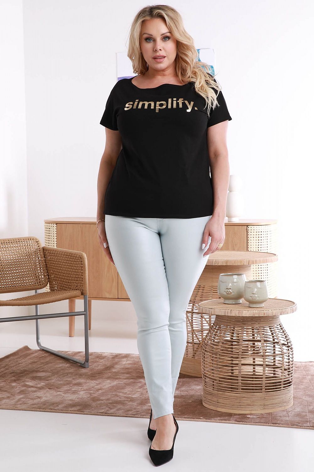 Plus size T-shirt model 169048 Karko T-shirts plus size Wholesale ...
