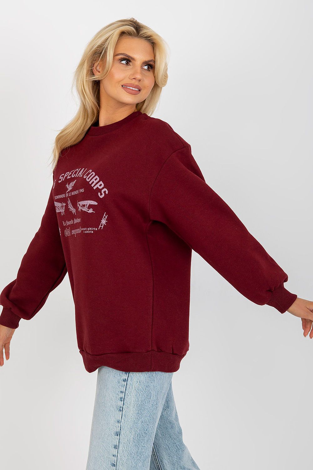 Sweatshirt model 171972 Fancy Sweatshirts for Women Wholesale Clothing ...