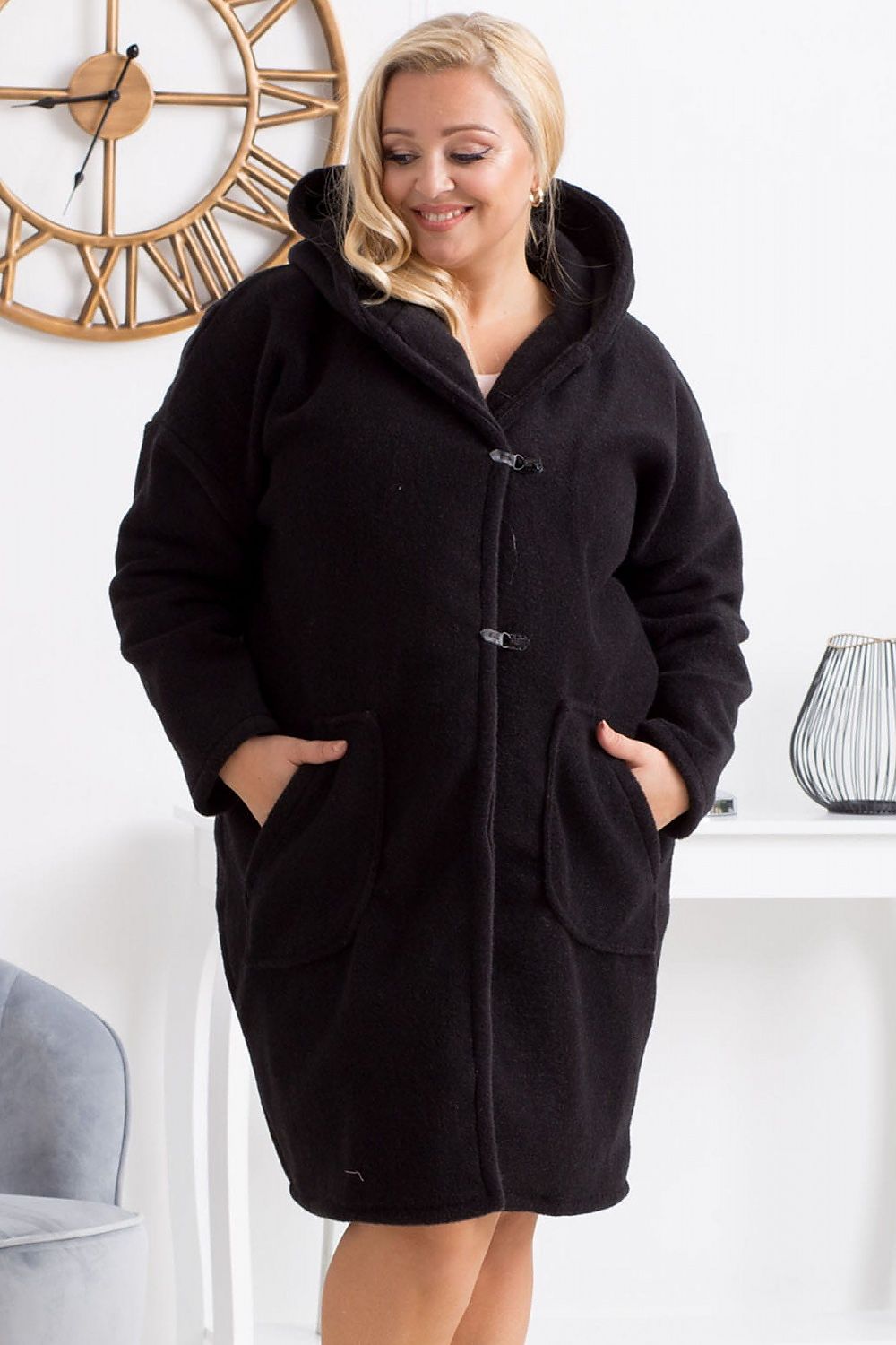 Coat plus size model 172428 Karko Women Wholesale Clothing Matterhorn