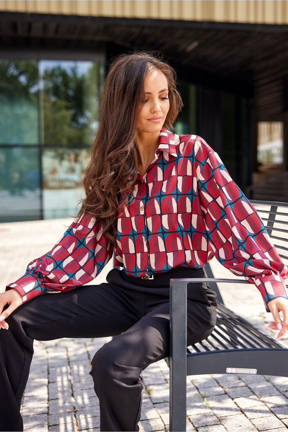 Long sleeve shirt model 173037 Roco Fashion Shirts for Women Wholesale ...