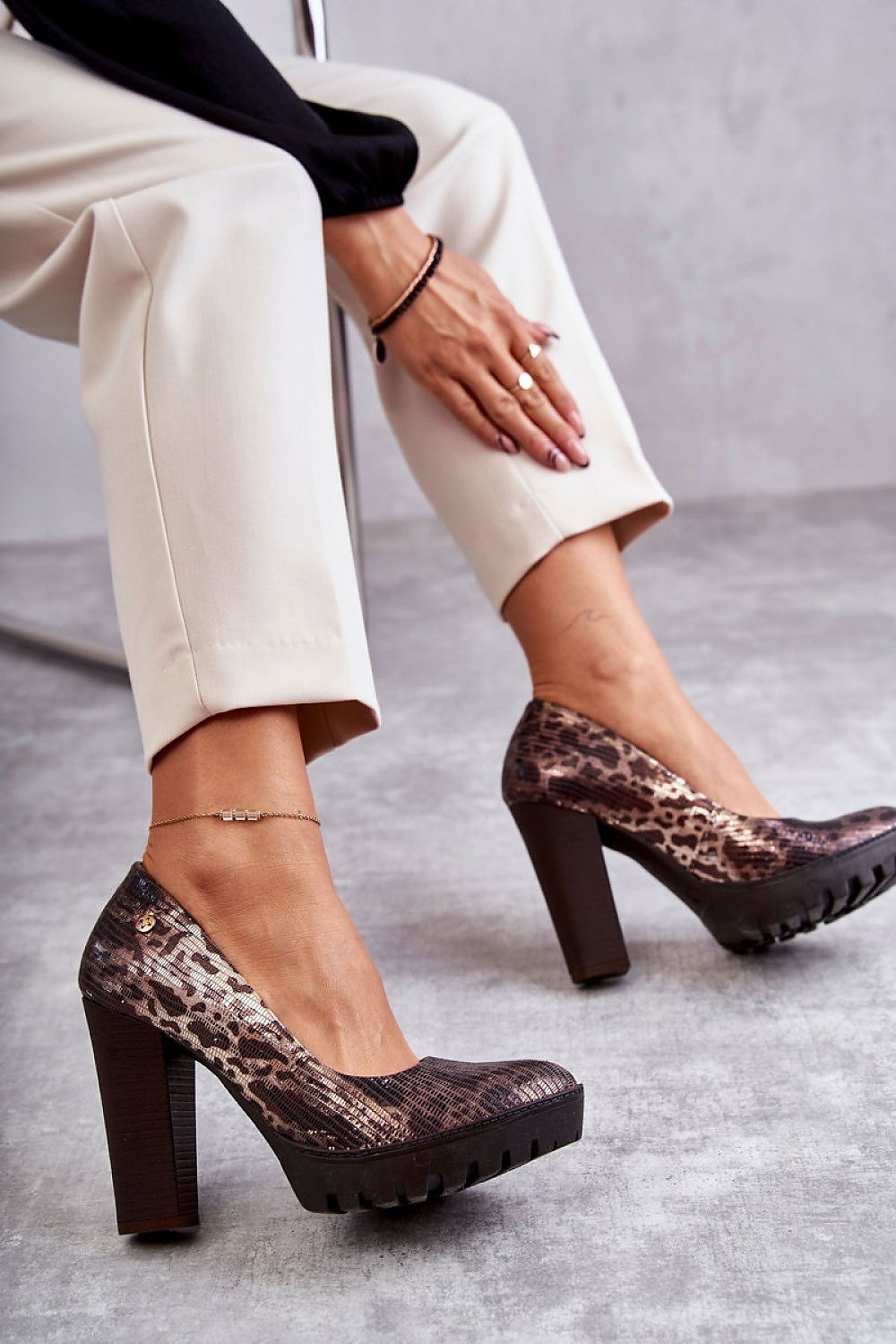 Block heel pumps model 175294 Step in style High Heel Pumps Wholesale ...